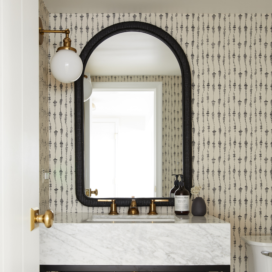 Myla Wallpaper - Coal – KATE MARKER HOME