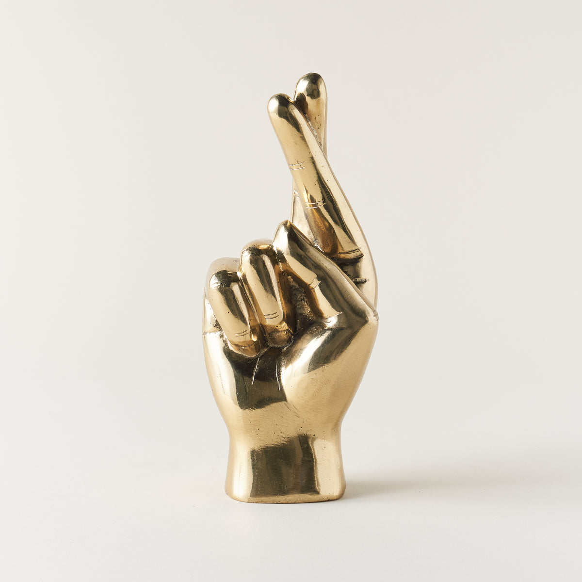 Brass Hand Sculpture – KATE MARKER HOME