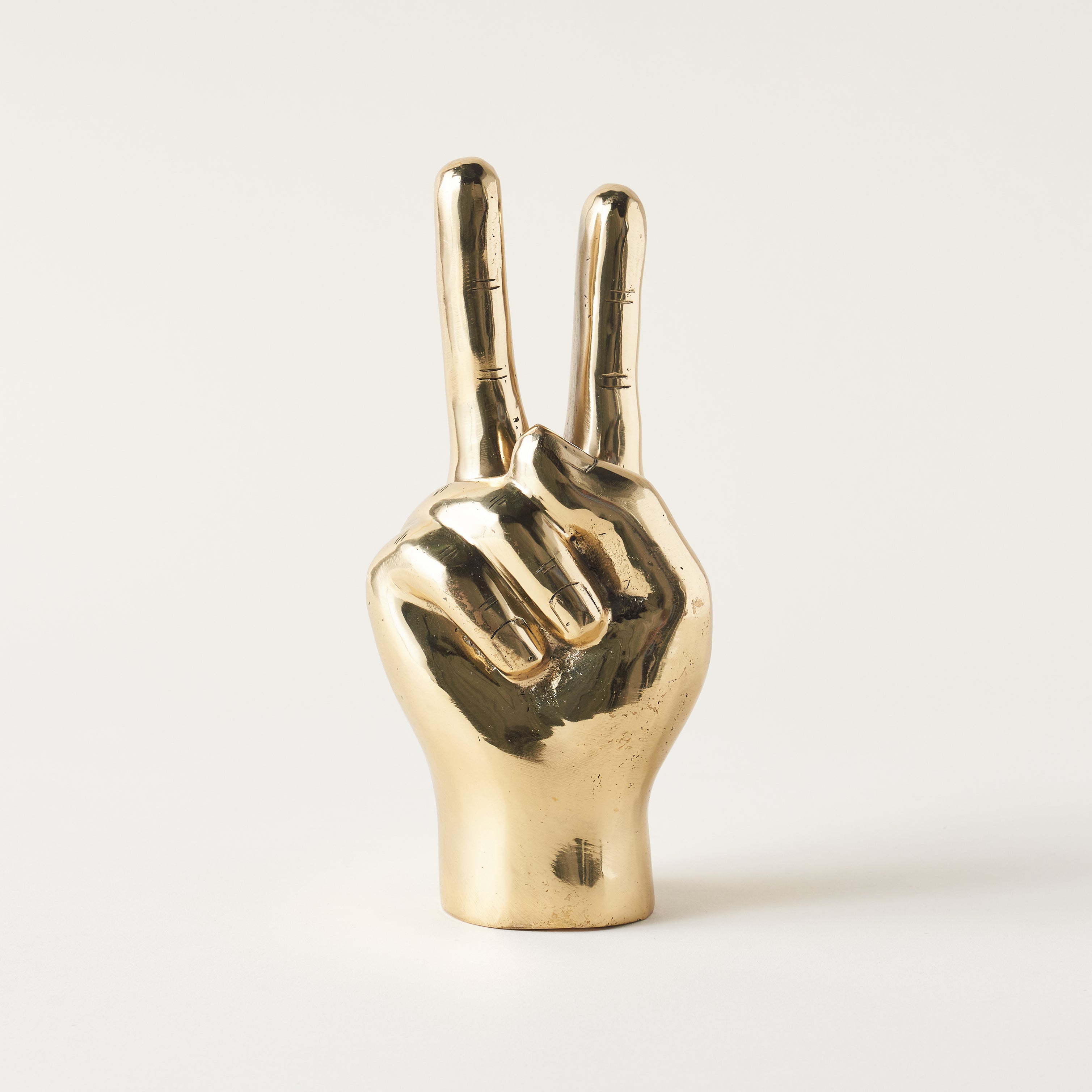 Brass Hand Sculpture – KATE MARKER HOME