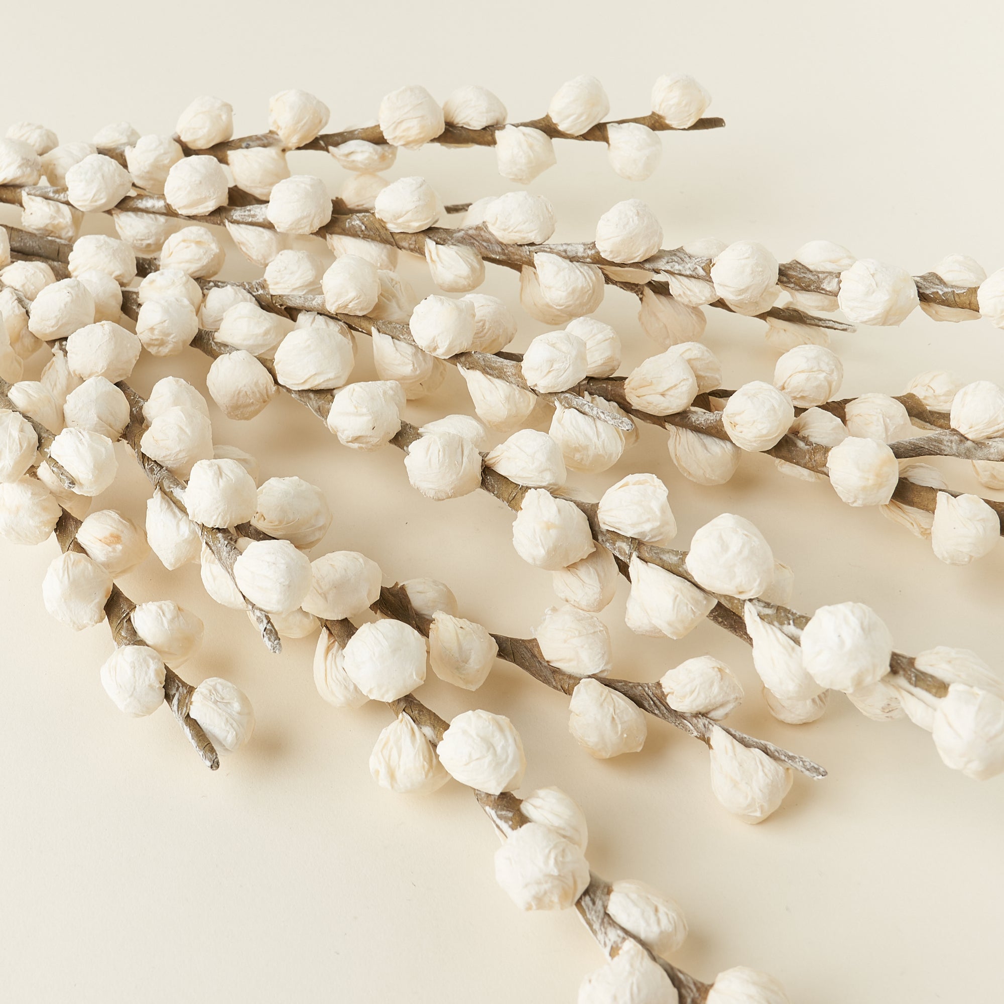 Faux White Berry Spray