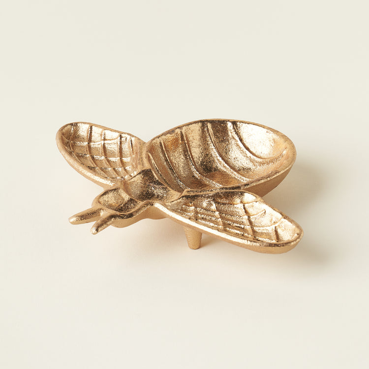 Gold Bee Dish