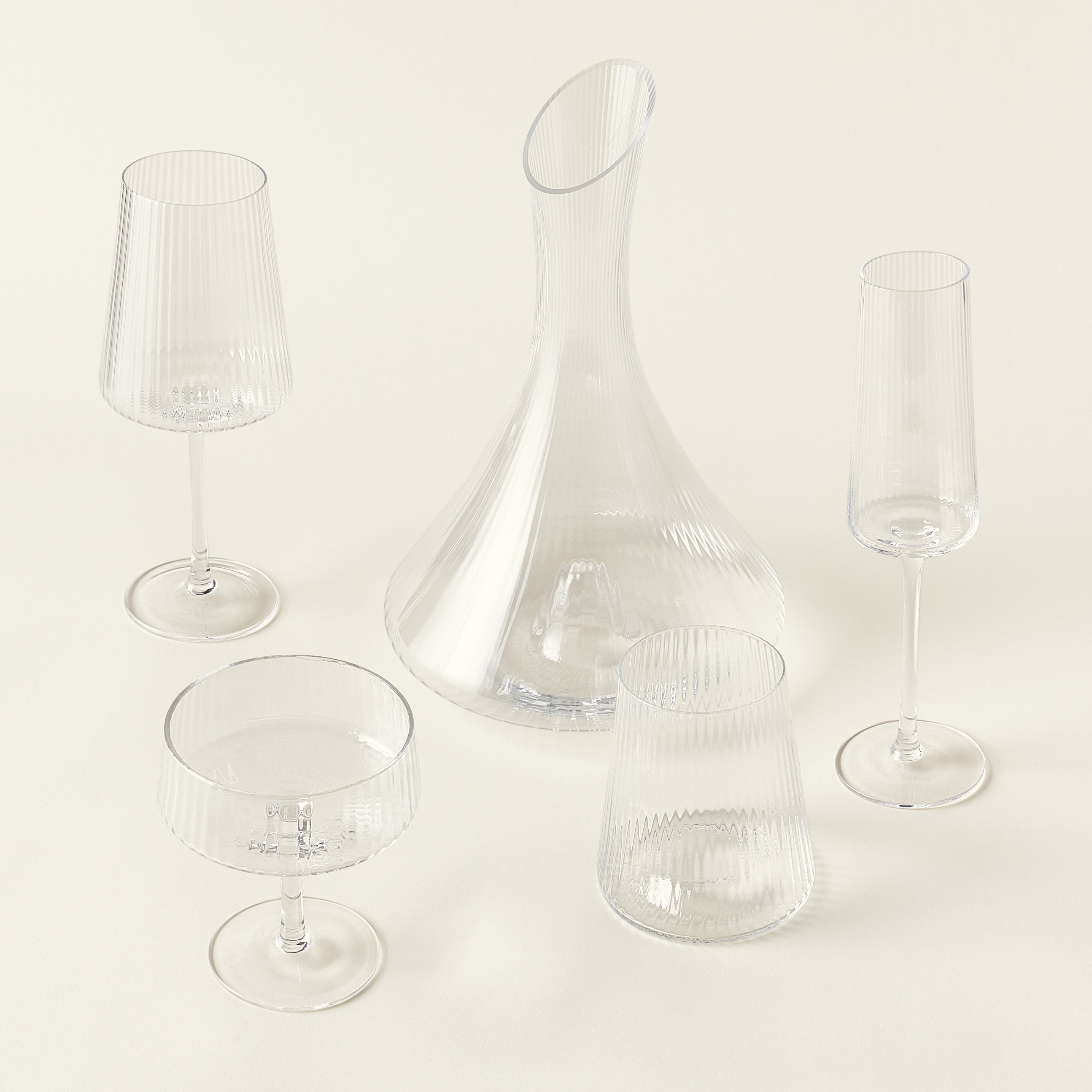 Linea Textured Wine Glass