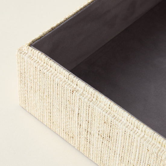 Woven Raffia Box
