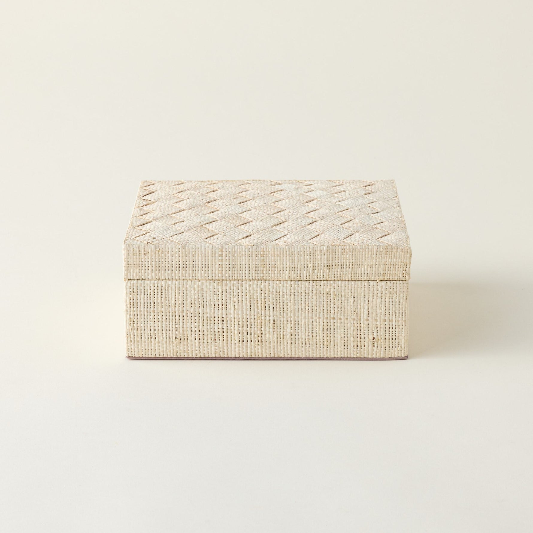 Woven Raffia Box