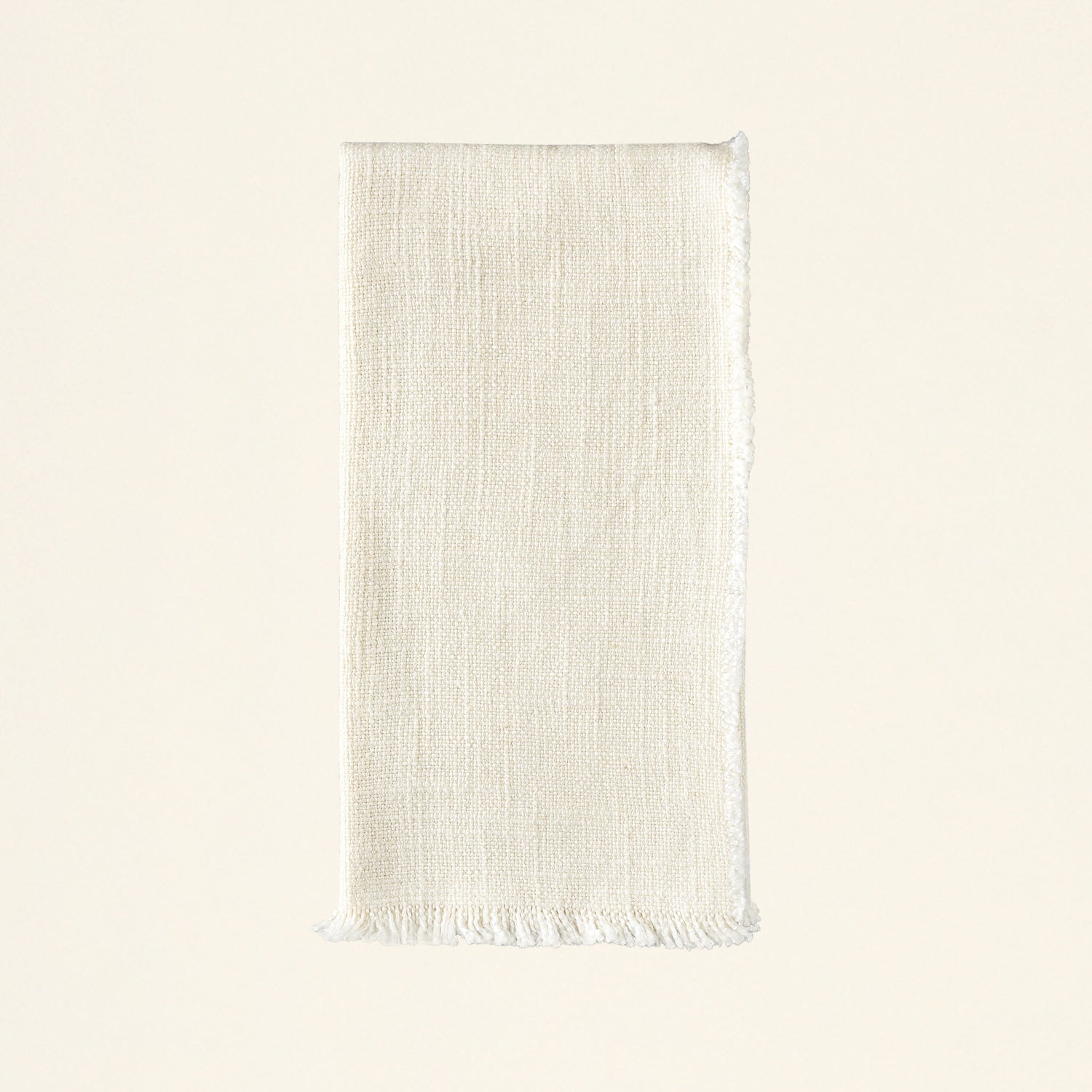 Cream Linen Napkin Set - Set of 4