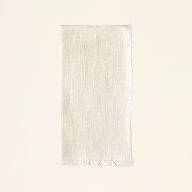 Cream Linen Napkin Set - Set of 4